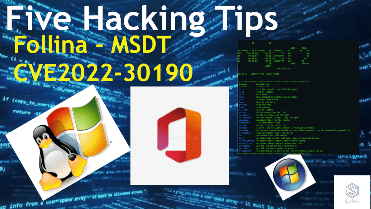 CVE2022-30190 – Blog
